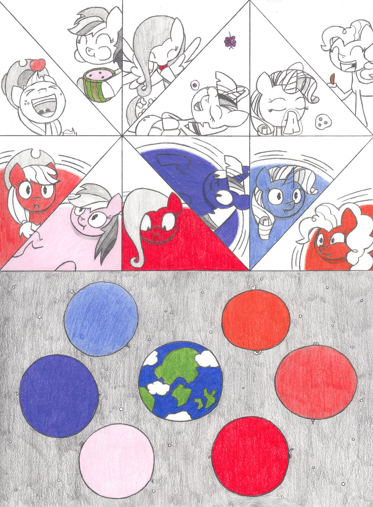 #1596794 - safe, artist:eternaljonathan, applejack, fluttershy, pinkie ...