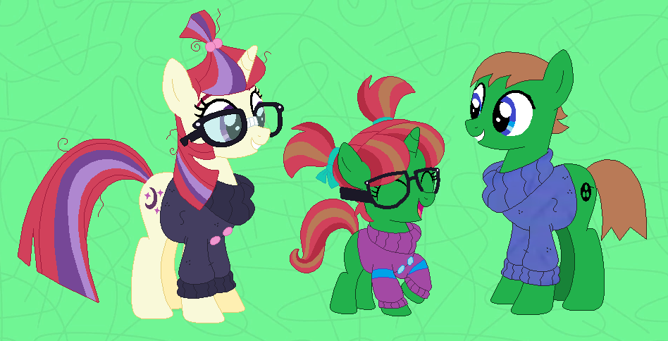 #1577217 - safe, artist:ianpony98, moondancer, oc, oc:ian, oc:straight ...