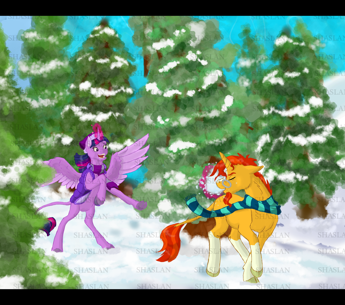#1579100 - safe, artist:shaslan, sunburst, twilight sparkle, alicorn ...