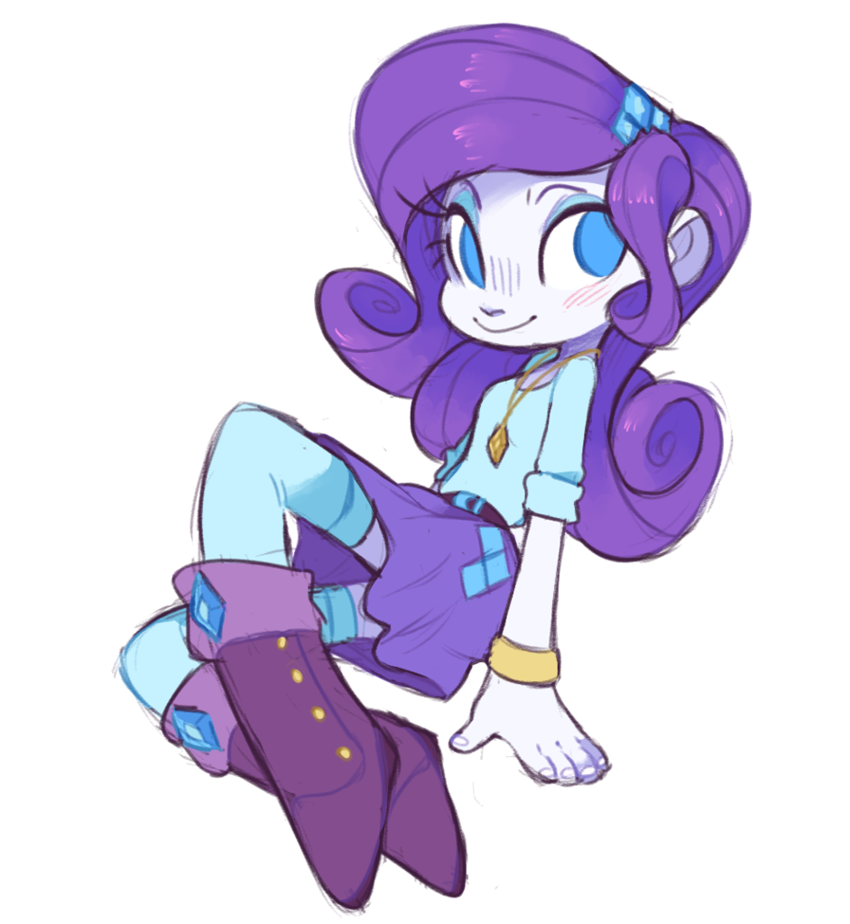 #1579841 - safe, artist:xenon, rarity, equestria girls, female, looking ...