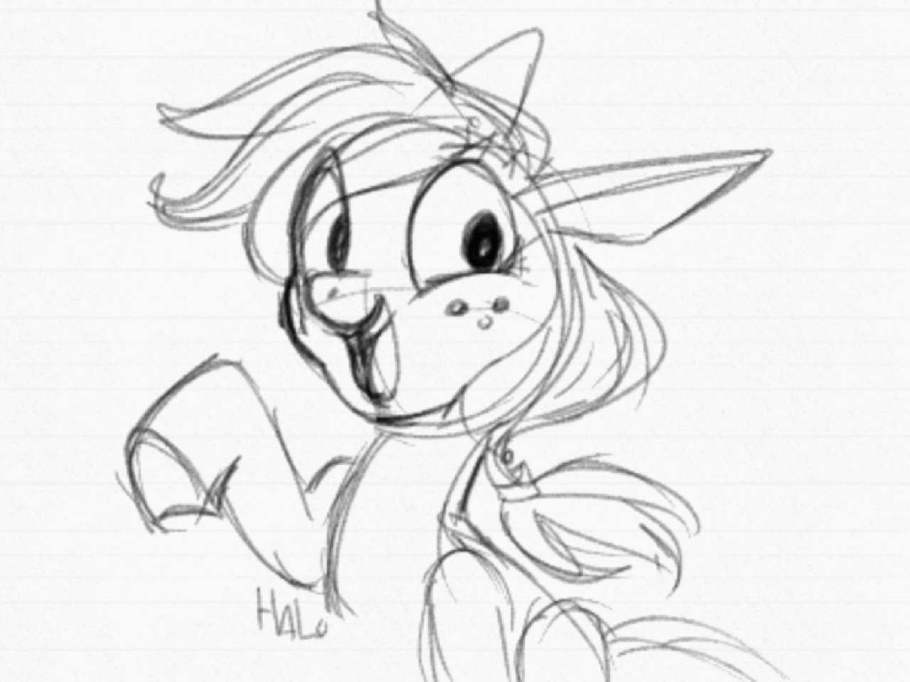 #1580081 - safe, artist:lavendire, applejack, pony, animated, blinking ...