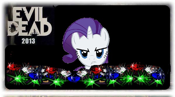 #1580161 - safe, edit, rarity, g4, 2013, evil dead, female, gem, ms ...