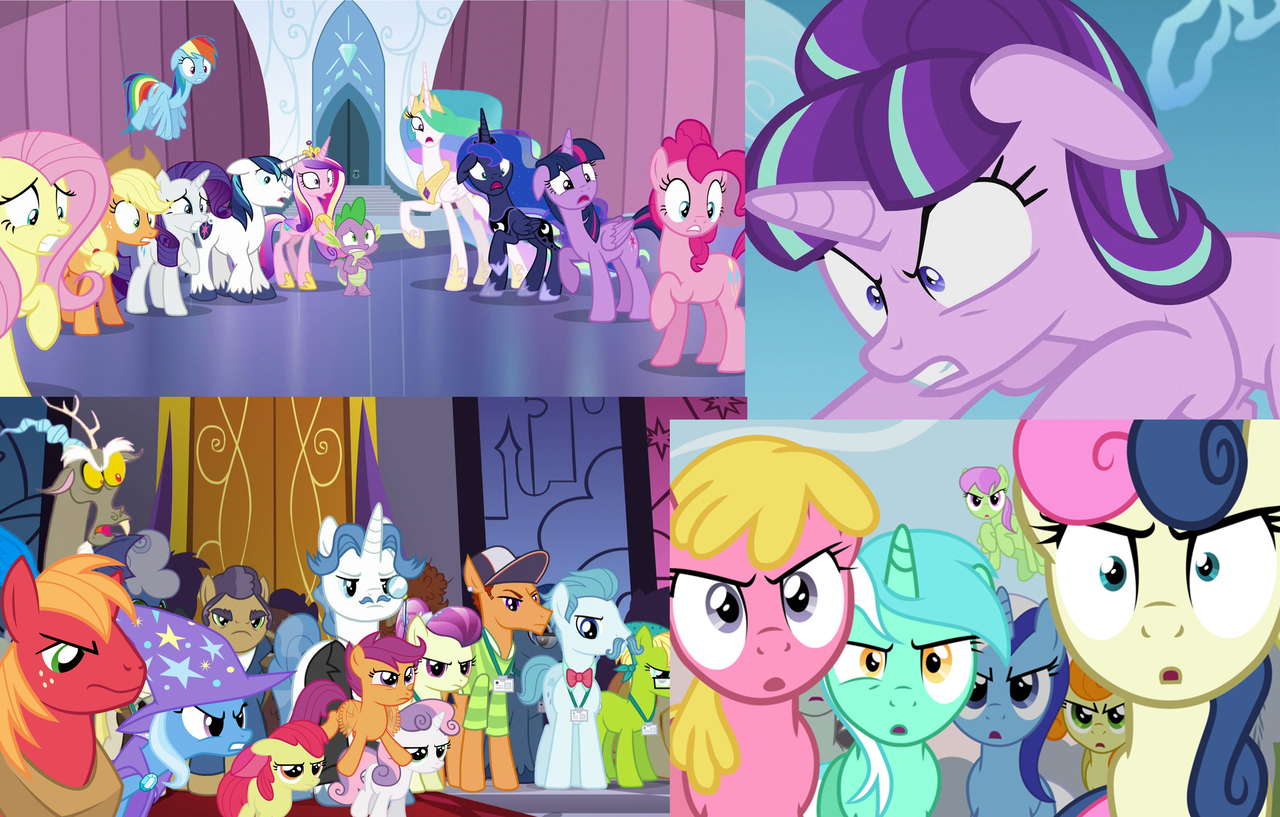 #1580954 - alicorn, angry mob, apple bloom, applejack, artist ...