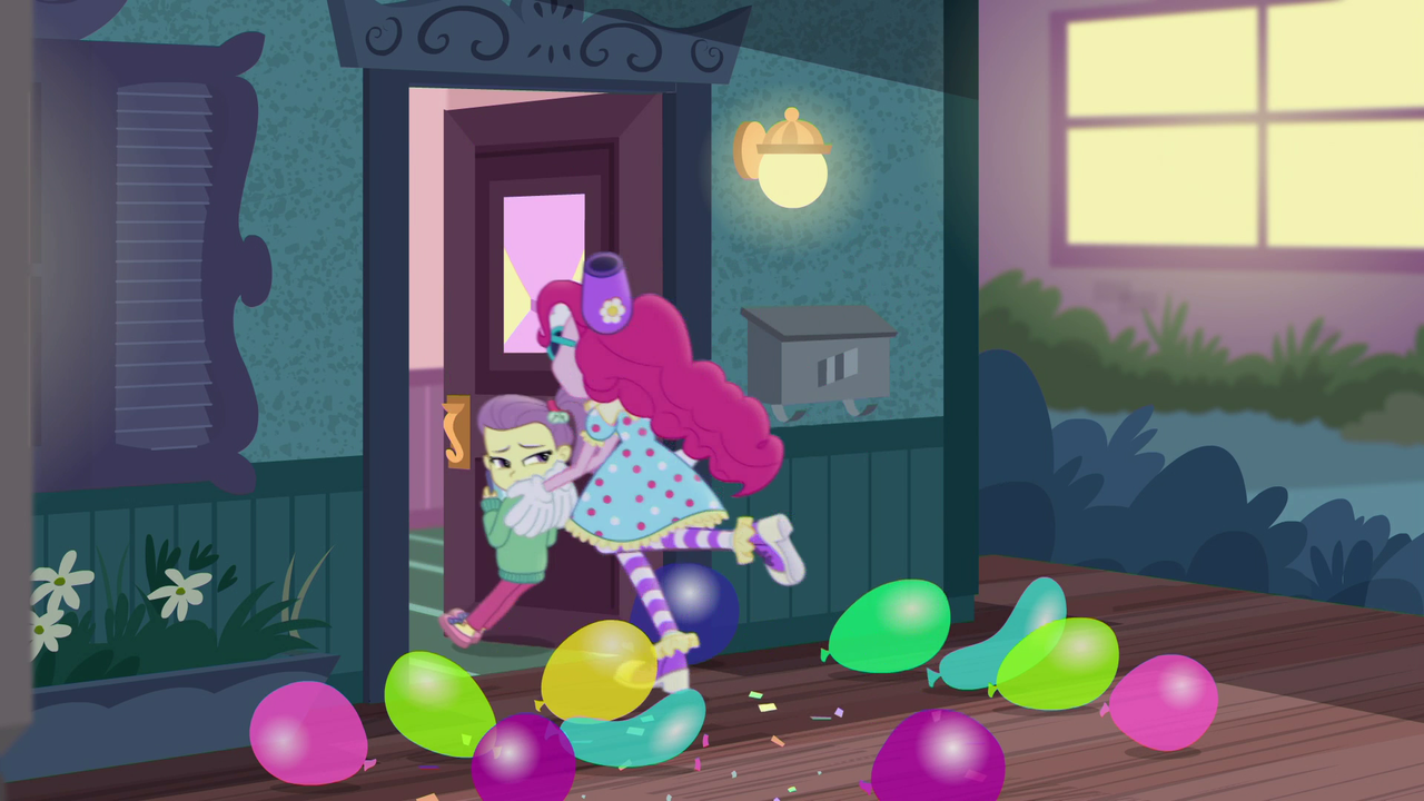 #1604482 - safe, screencap, lily pad (g4), pinkie pie, equestria girls ...