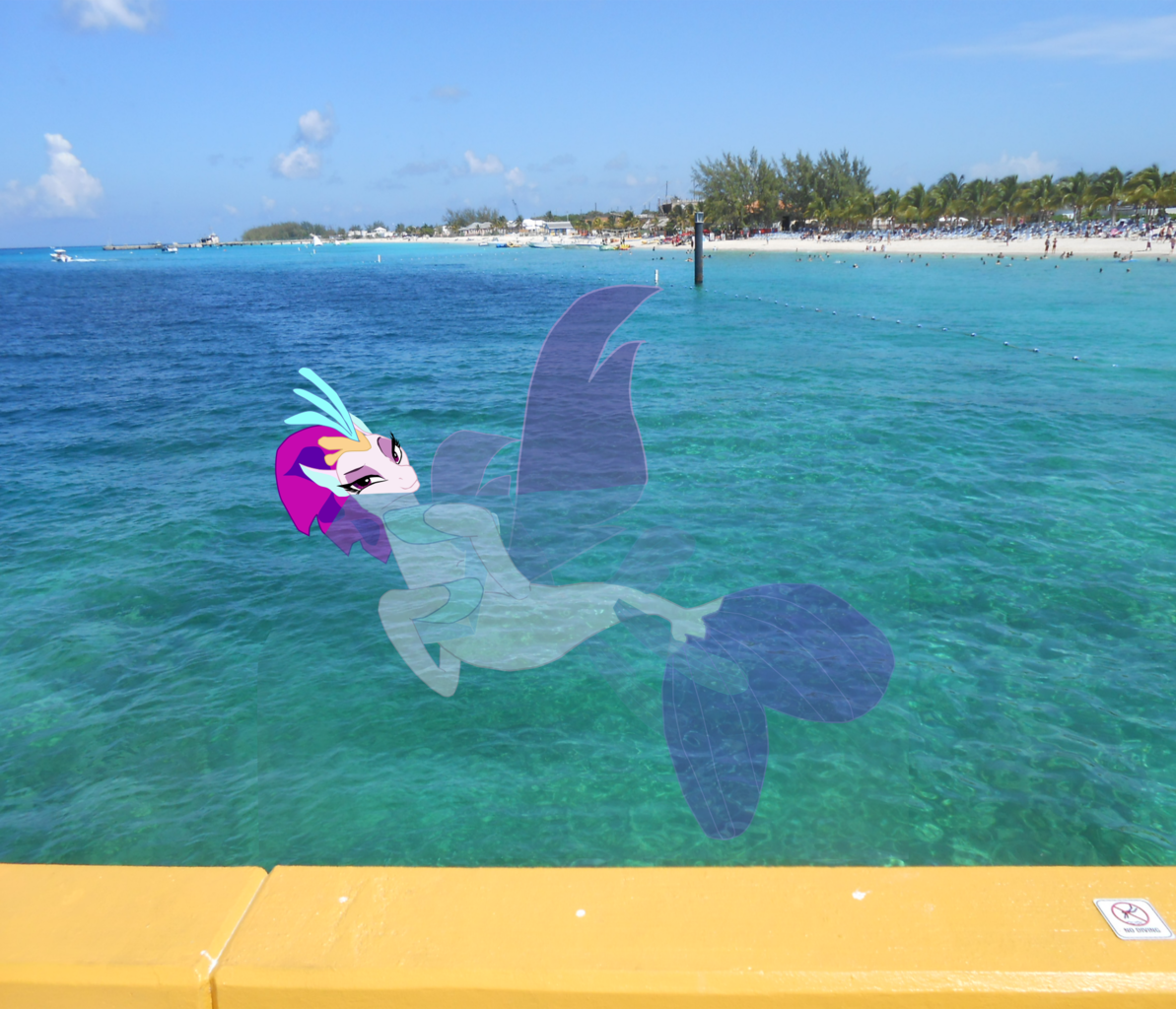 #1605293 - safe, artist:oceanrailroader, queen novo, seapony (g4), g4 ...