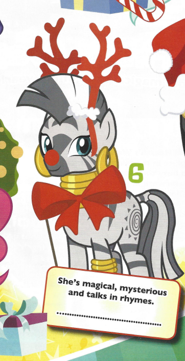 #1605367 - safe, zecora, deer, reindeer, g4, official, antlers, bow ...
