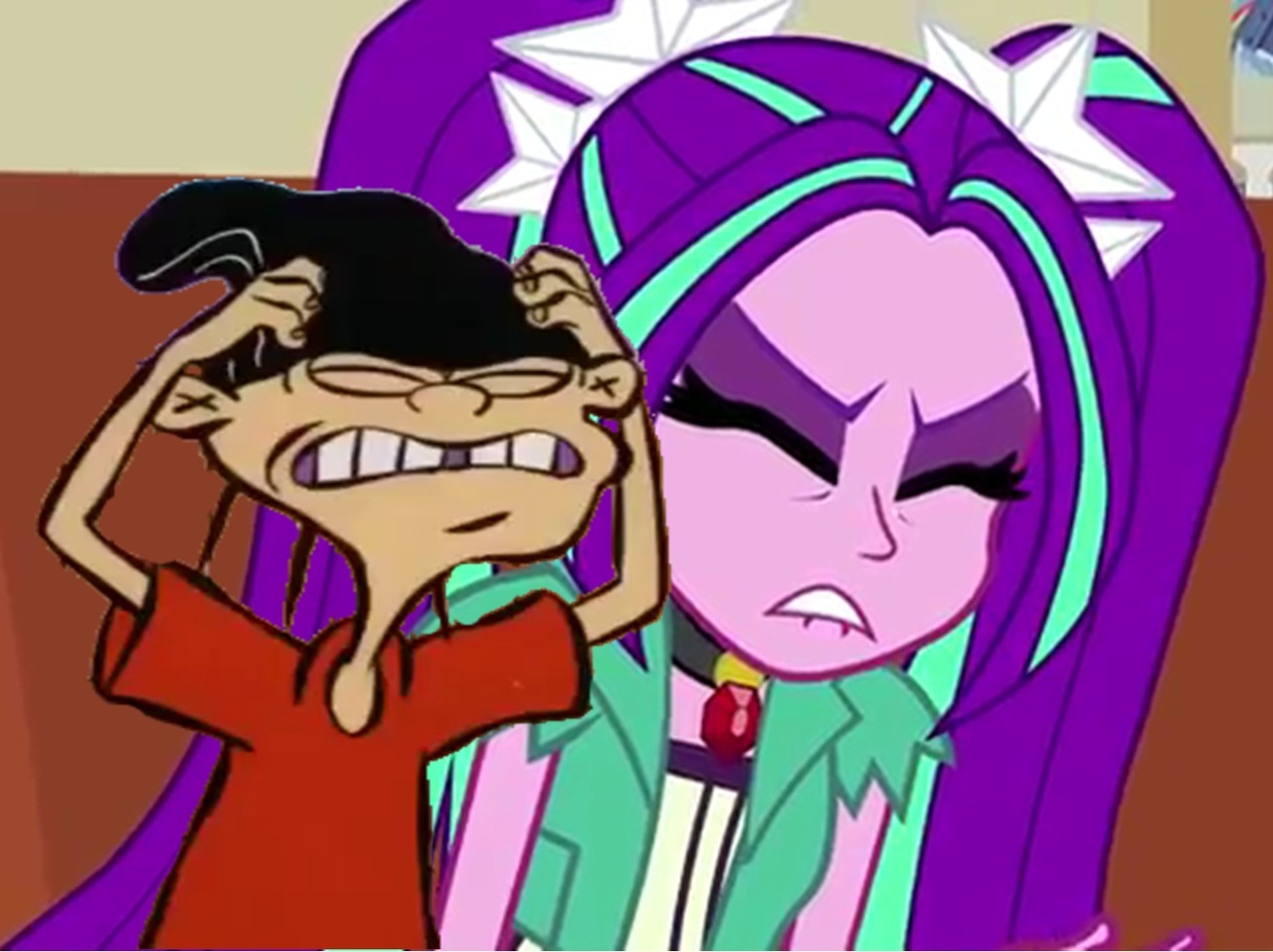 #1607819 - safe, aria blaze, equestria girls, g4, angry, crossover ...