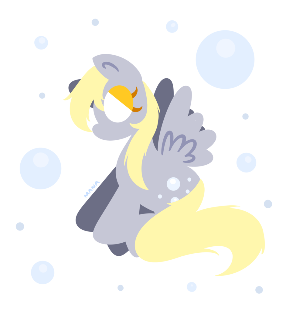 #1598900 - safe, artist:starstruckmana, derpy hooves, pony, chibi ...