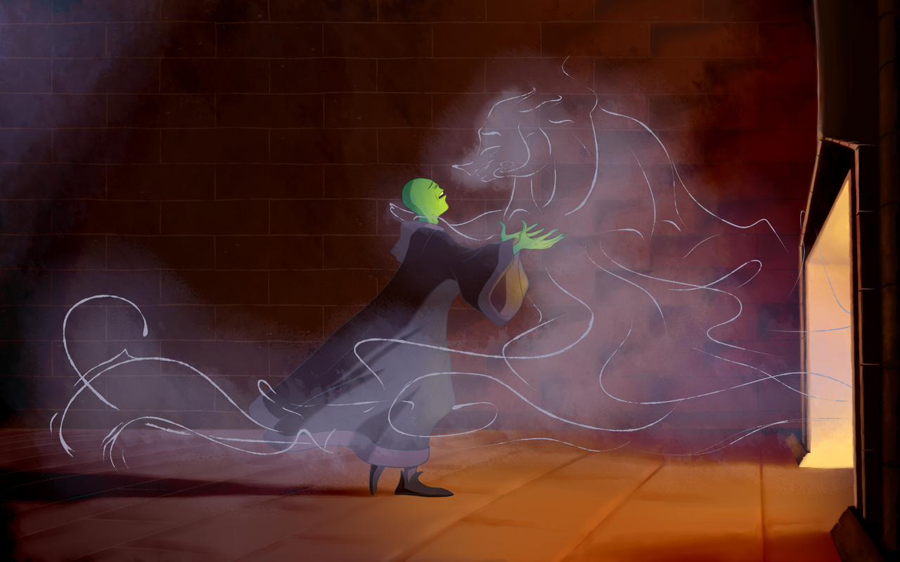 #1611656 - safe, artist:anontheanon, princess ember, oc, oc:anon ...