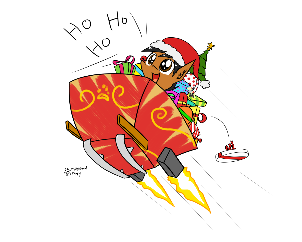 #1612014 - safe, artist:professionalpuppy, derpy hooves, oc, oc only ...