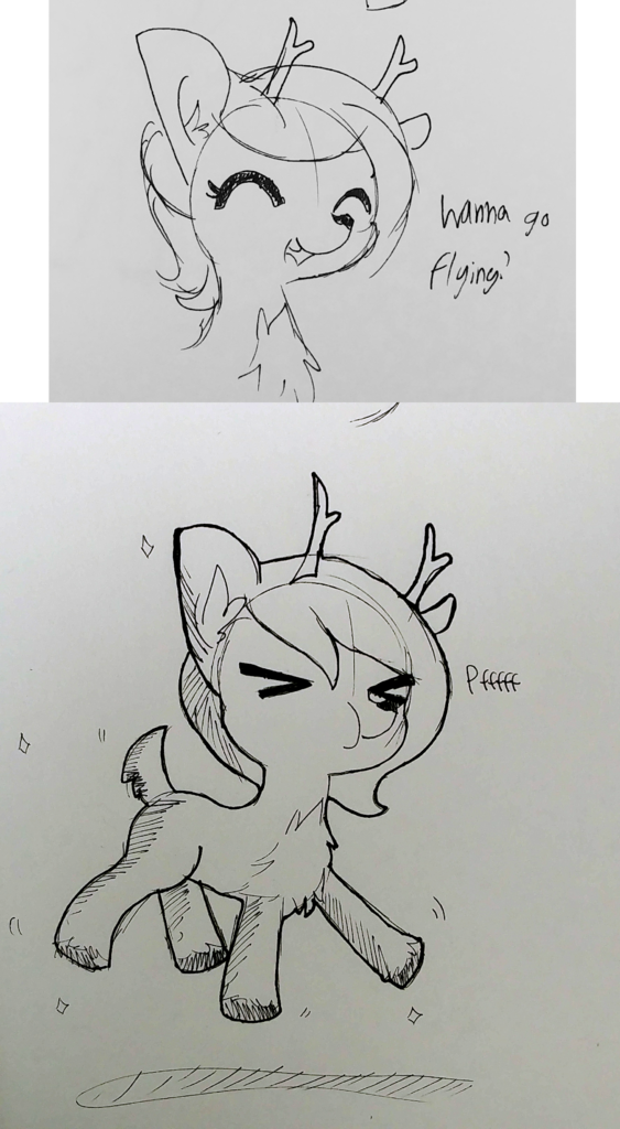 #1612232 - safe, artist:tjpones, oc, oc only, deer, reindeer, chest ...