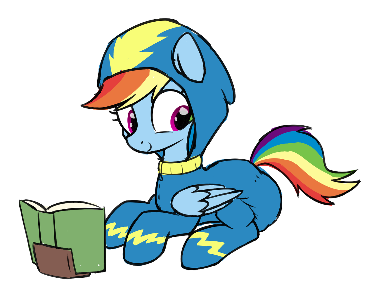 #1613445 - questionable, artist:skitter, rainbow dash, pony, g4, book ...