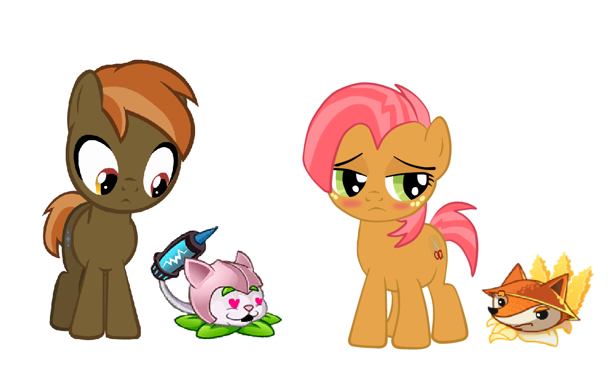 #1614287 - safe, artist:drypony198, babs seed, button mash, earth pony ...