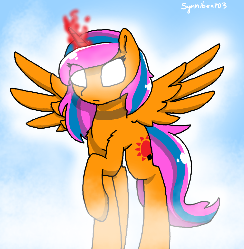 #1619519 - safe, artist:synnibear03, oc, oc only, oc:solar, alicorn ...