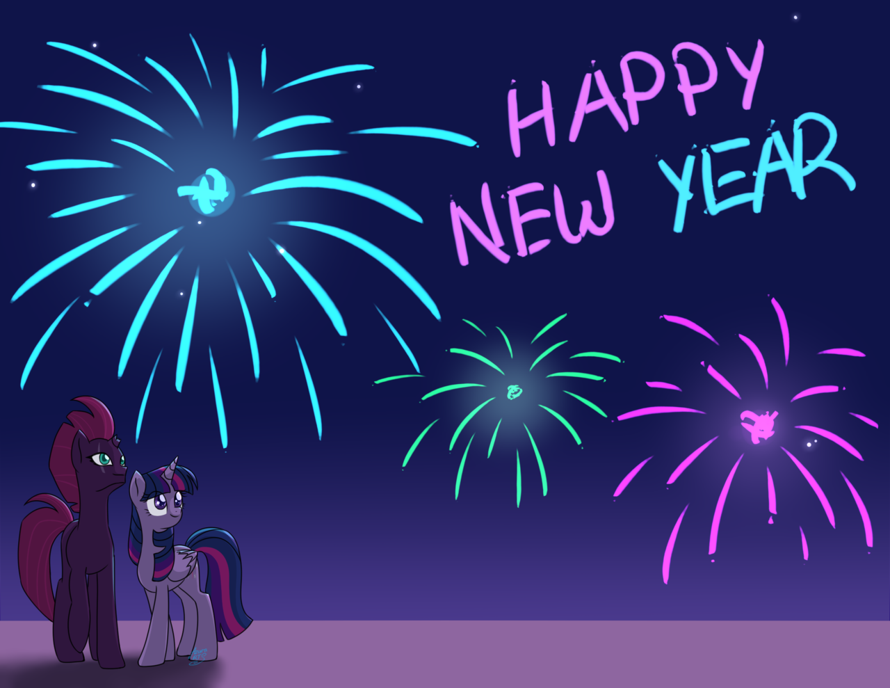 #1621108 - safe, artist:azura-arts, fizzlepop berrytwist, tempest ...
