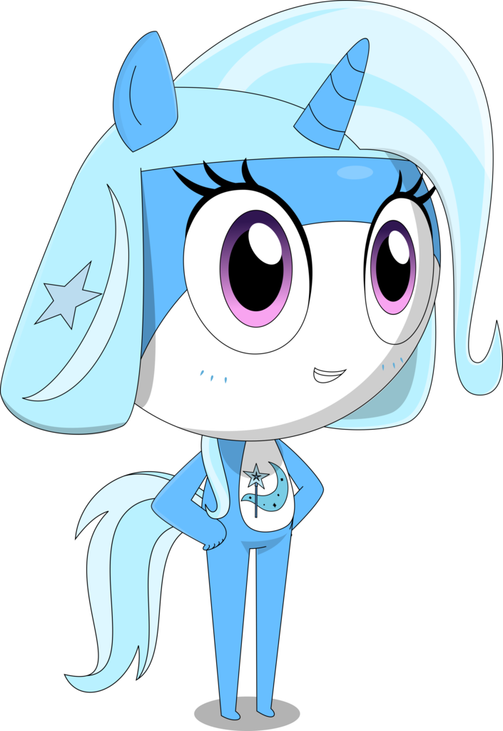 #1600327 - safe, artist:keronianniroro, trixie, g4, crossover, high res ...