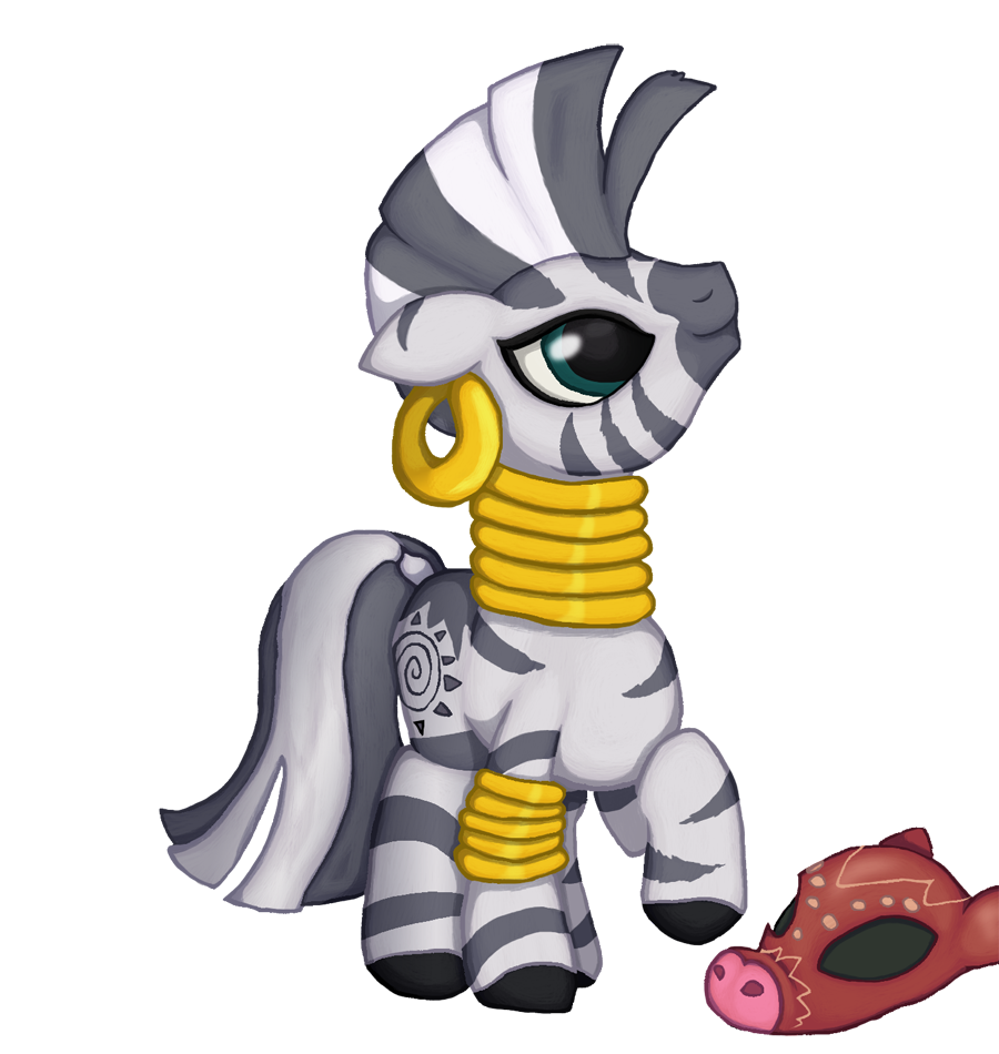 #1603324 - safe, artist:swasfews, zecora, zebra, g4, female, solo ...