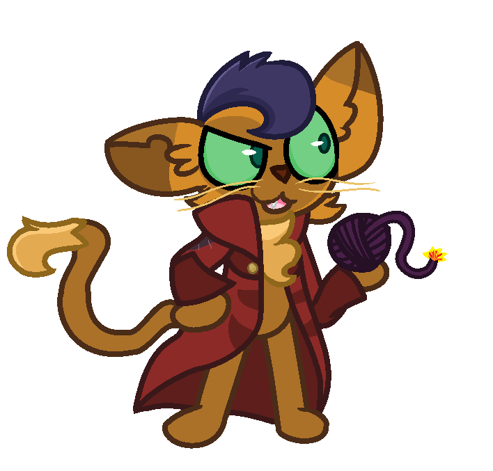 #1360350 - safe, artist:thefanficfanpony, capper dapperpaws, cat, my ...