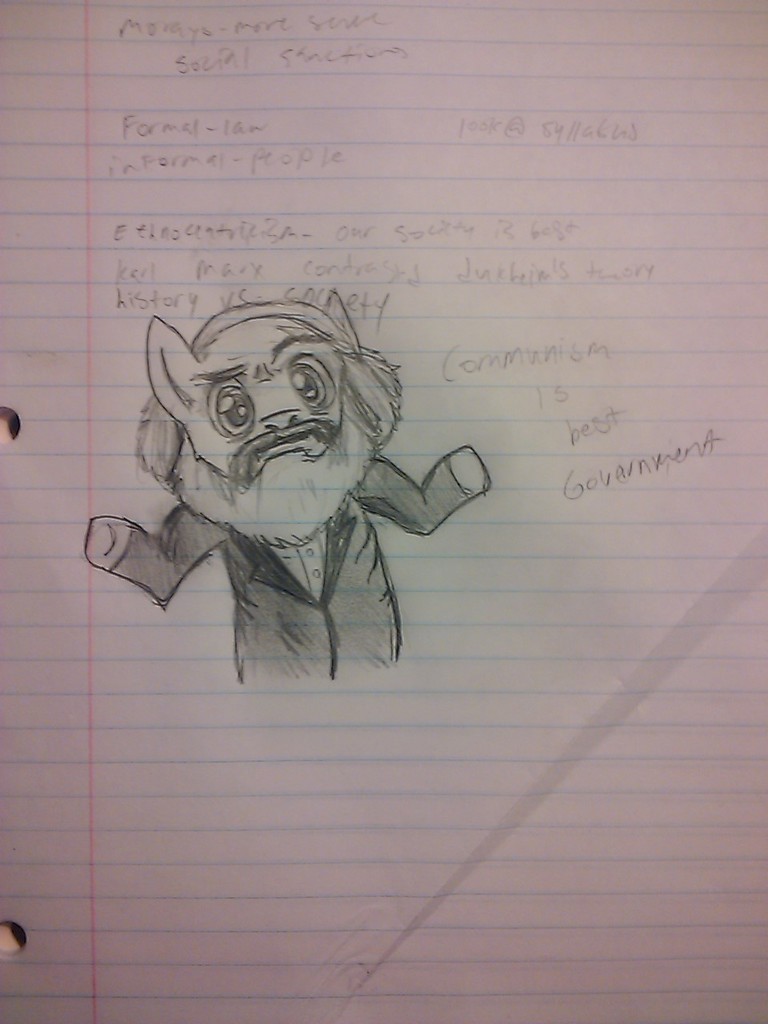 #1363436 - safe, artist:10secondsflat, pony, doodle, karl marx, lined ...