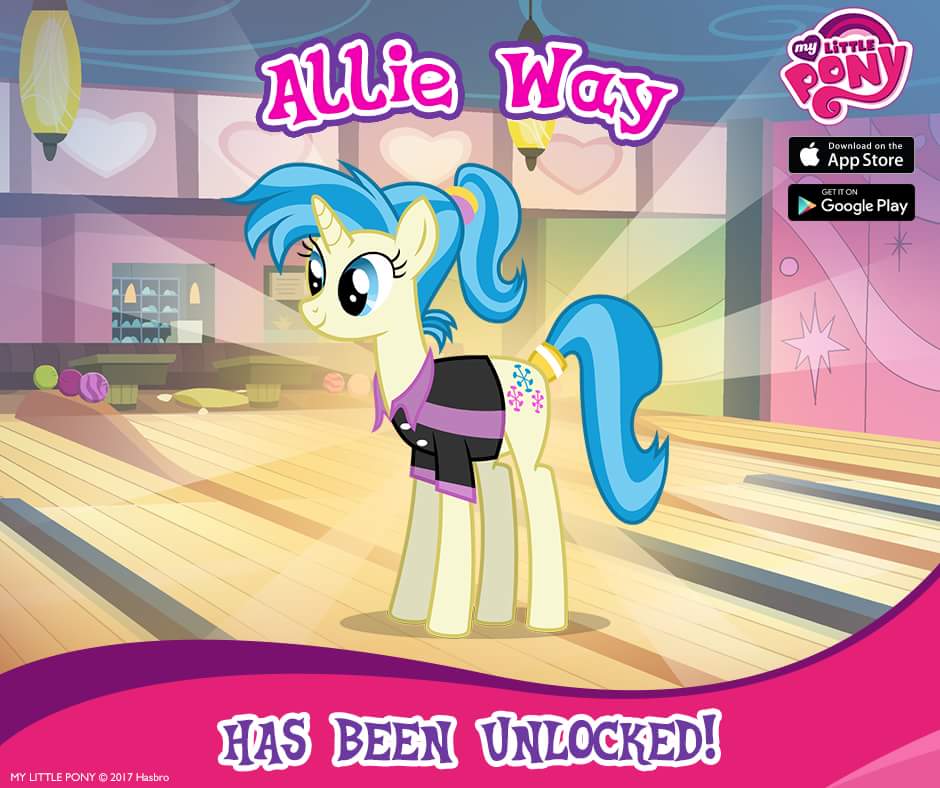 #1363719 - safe, gameloft, allie way, pony, unicorn, g4, official ...