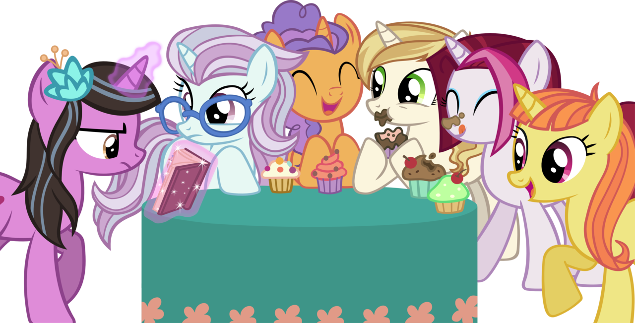 #1367784 - safe, artist:ironm17, cayenne, citrus blush, lily love ...