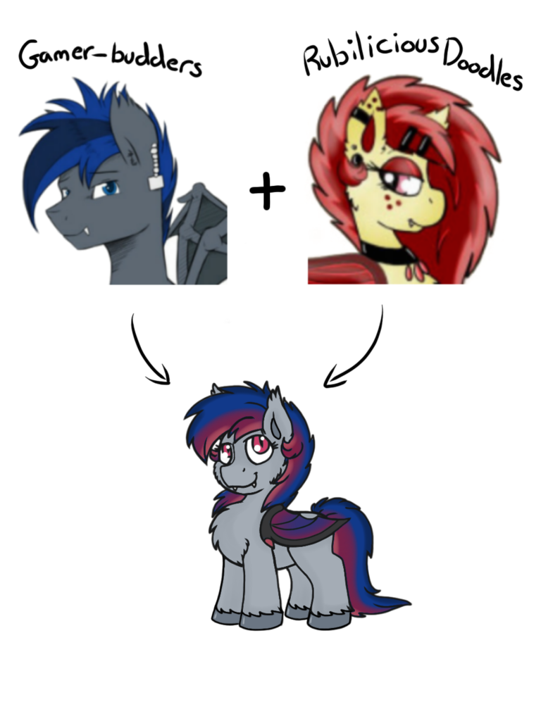 #1353526 - safe, artist:php62, oc, oc only, oc:ruby splash, bat pony ...