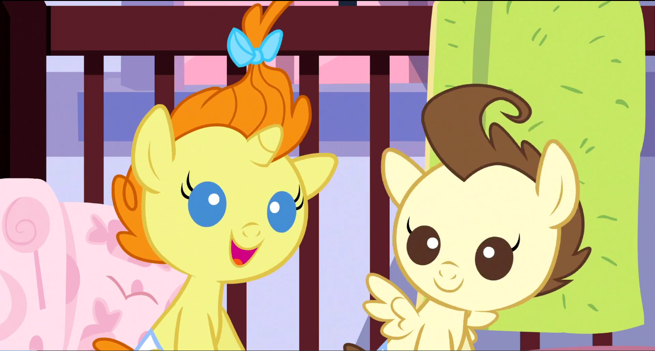 #1370879 - safe, screencap, pound cake, pumpkin cake, pony, a friend in ...