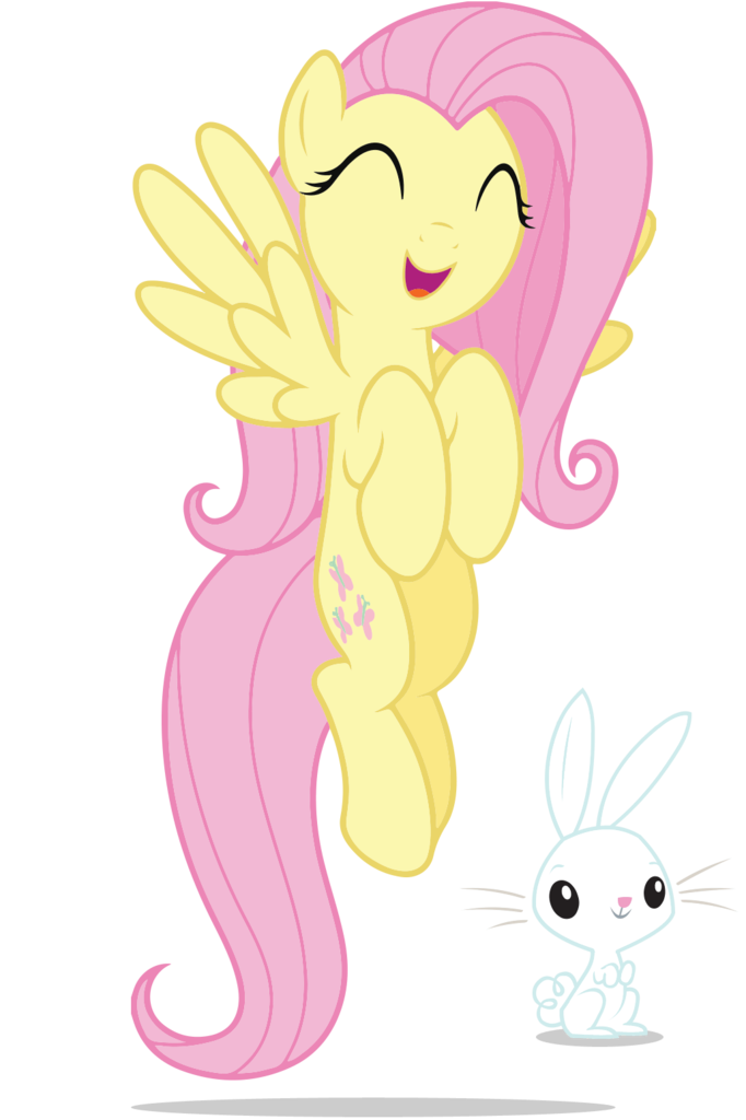 #1375359 - safe, angel bunny, fluttershy, g4, official, cute, eyes ...