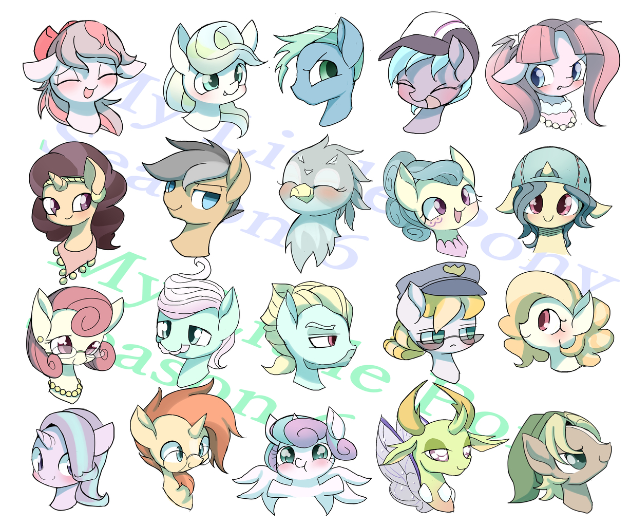 #1355811 - safe, artist:ccc, angel wings, azure velour, copper top ...