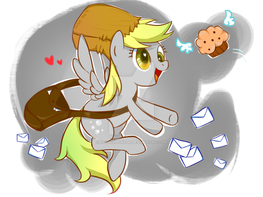 #1358661 - safe, artist:kumikoponylk, derpy hooves, pegasus, pony ...
