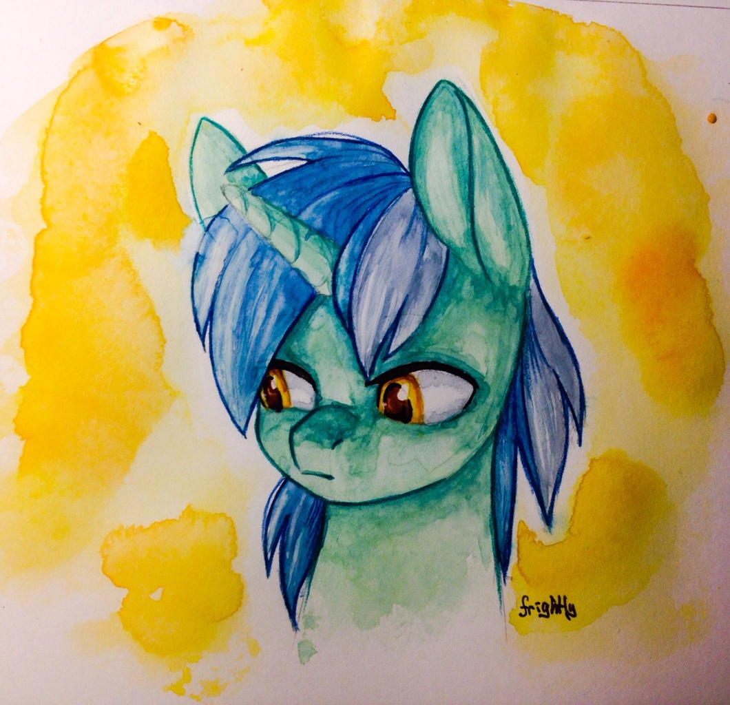 #1386395 - safe, artist:theorderofalisikus, lyra heartstrings, bust ...