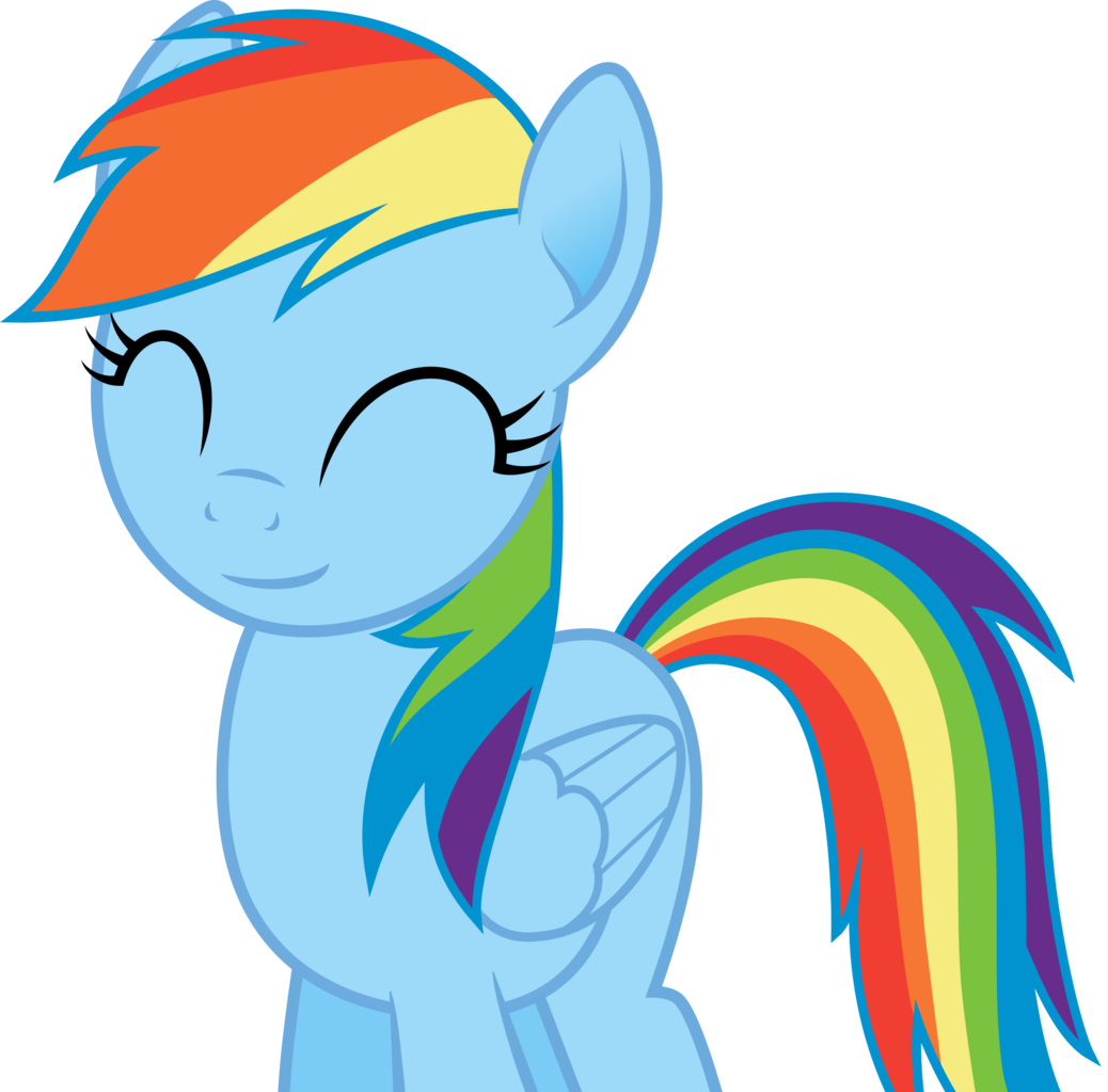 #1386934 - safe, artist:arifproject, rainbow dash, cute, eyes closed ...