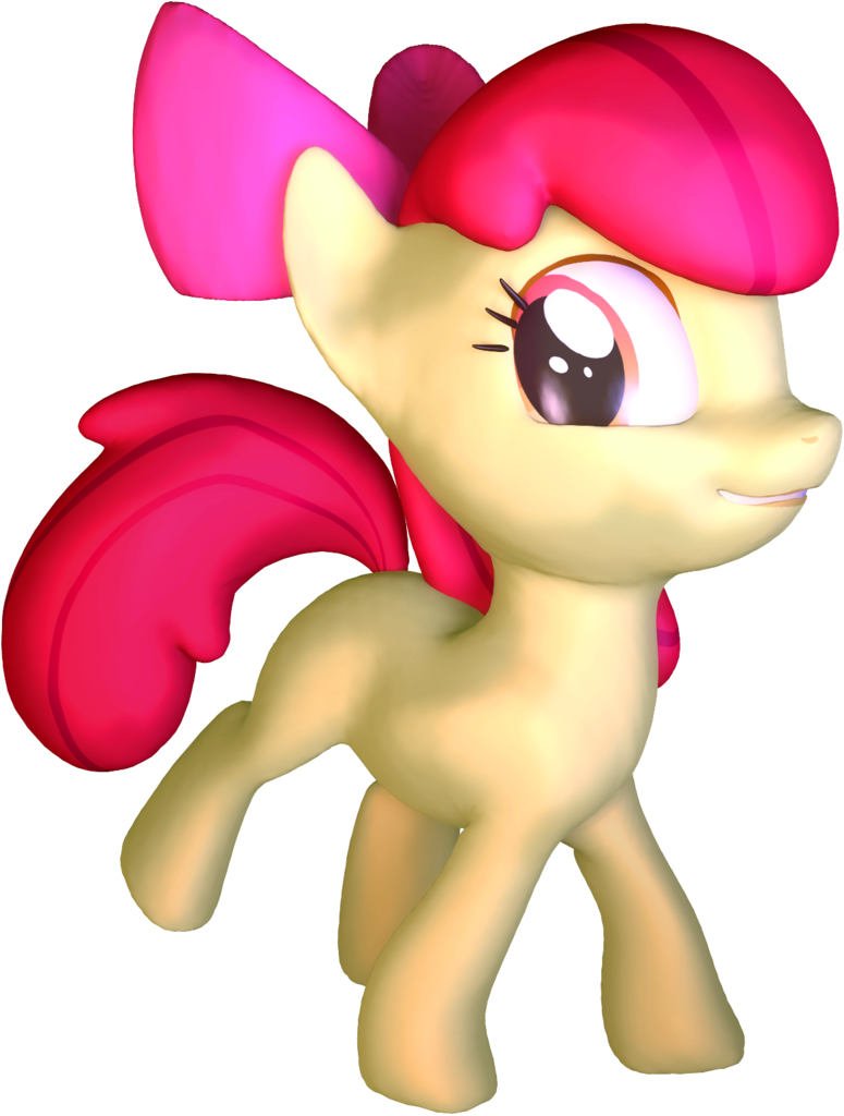 #1387517 - safe, artist:fillerartist, apple bloom, g4, 3d, blender ...
