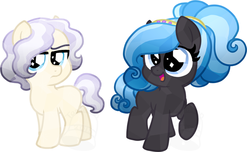 #1390947 - safe, artist:tambelon, oc, oc only, oc:ebony glaze, oc:ivory ...