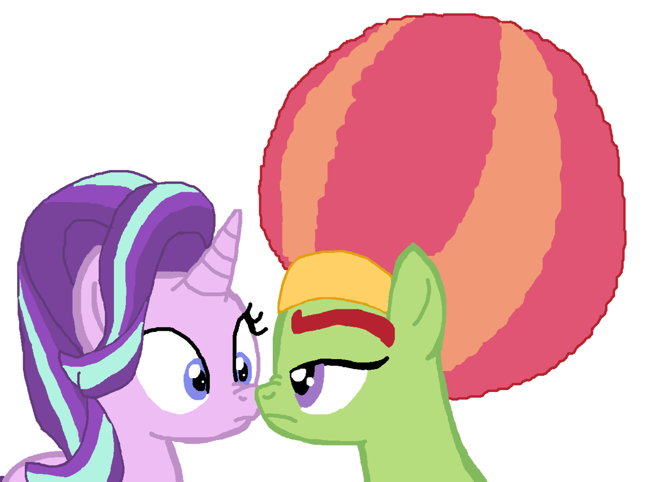 #1377784 - safe, artist:ktd1993, starlight glimmer, tree hugger, pony ...