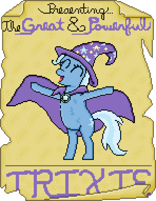 #1394810 - safe, artist:8-bitbrony, trixie, pony, unicorn, female, mare ...