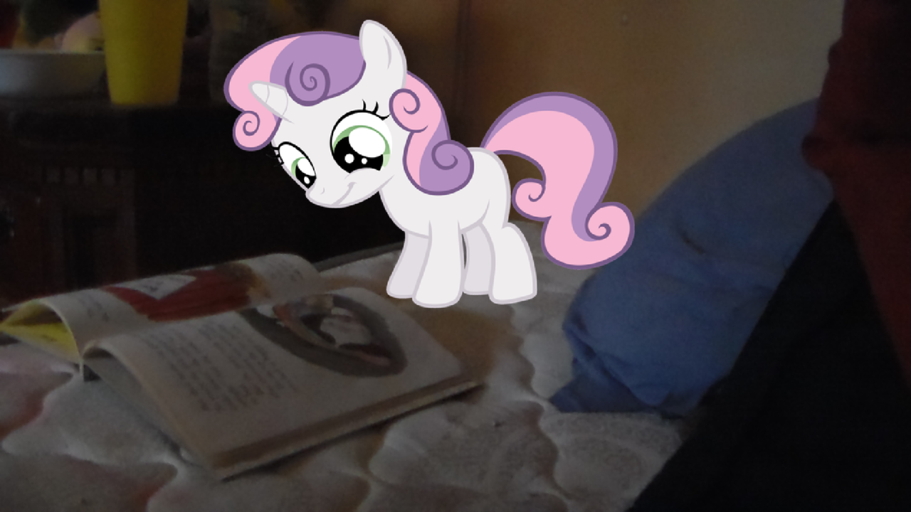 #1396950 - safe, sweetie belle, g4, book, irl, little golden book ...
