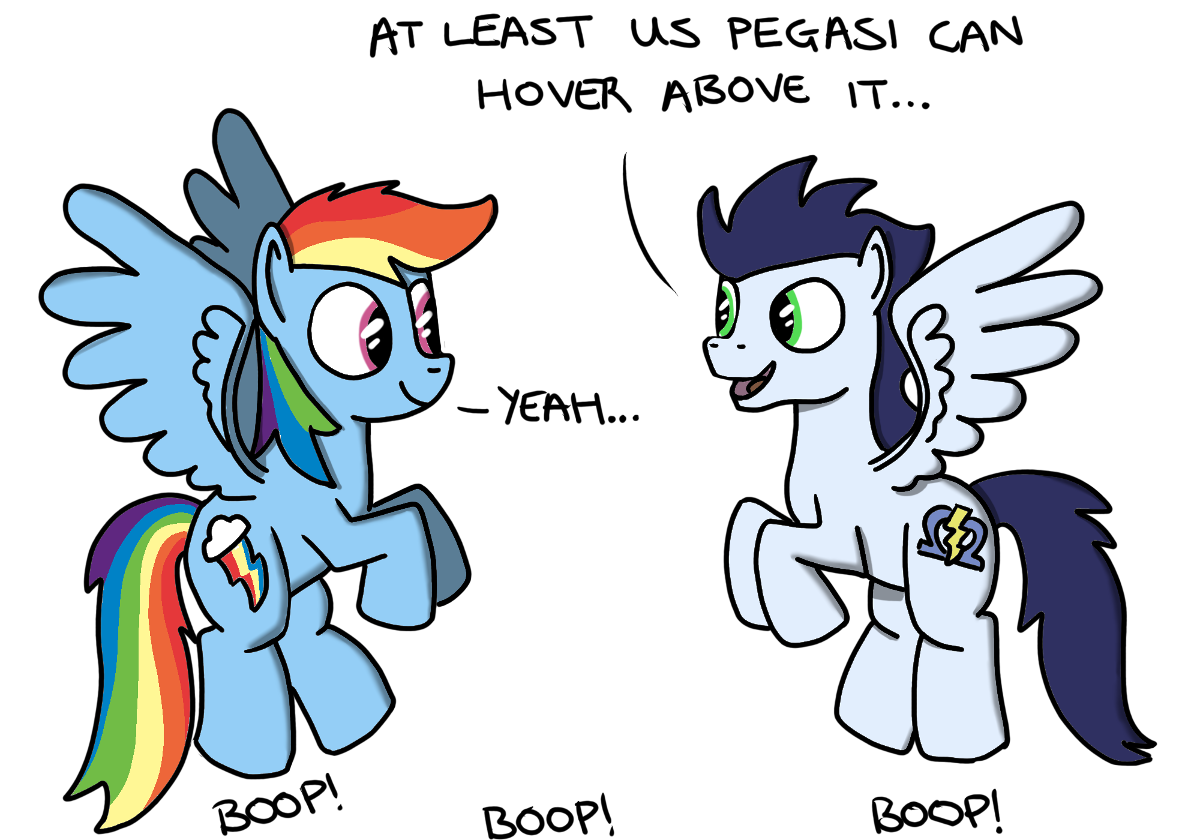 #1399248 - safe, artist:hoofclid, part of a set, rainbow dash, soarin ...