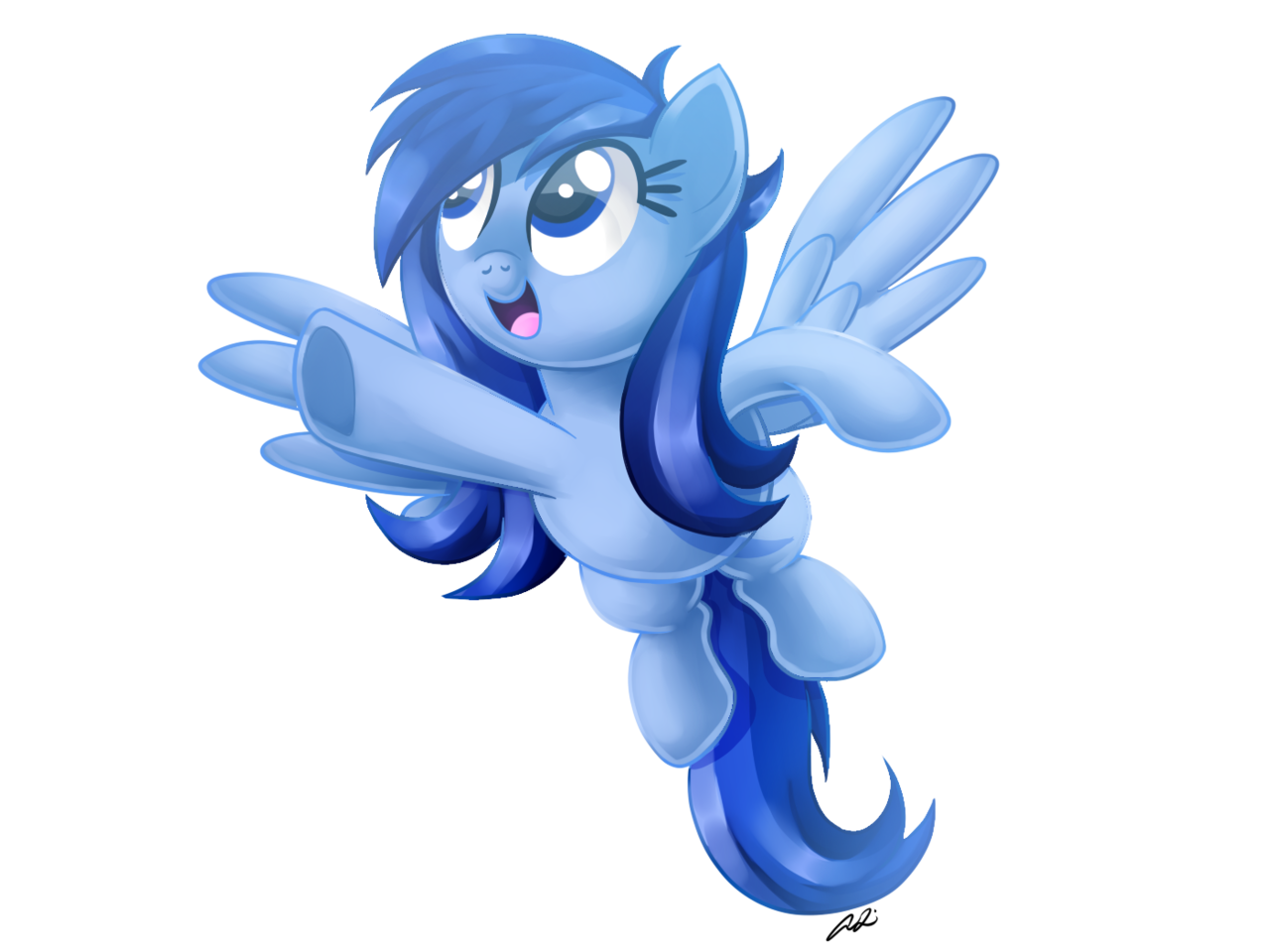 #1399460 - safe, artist:iheartjapan789, oc, oc only, oc:lunari, pegasus ...