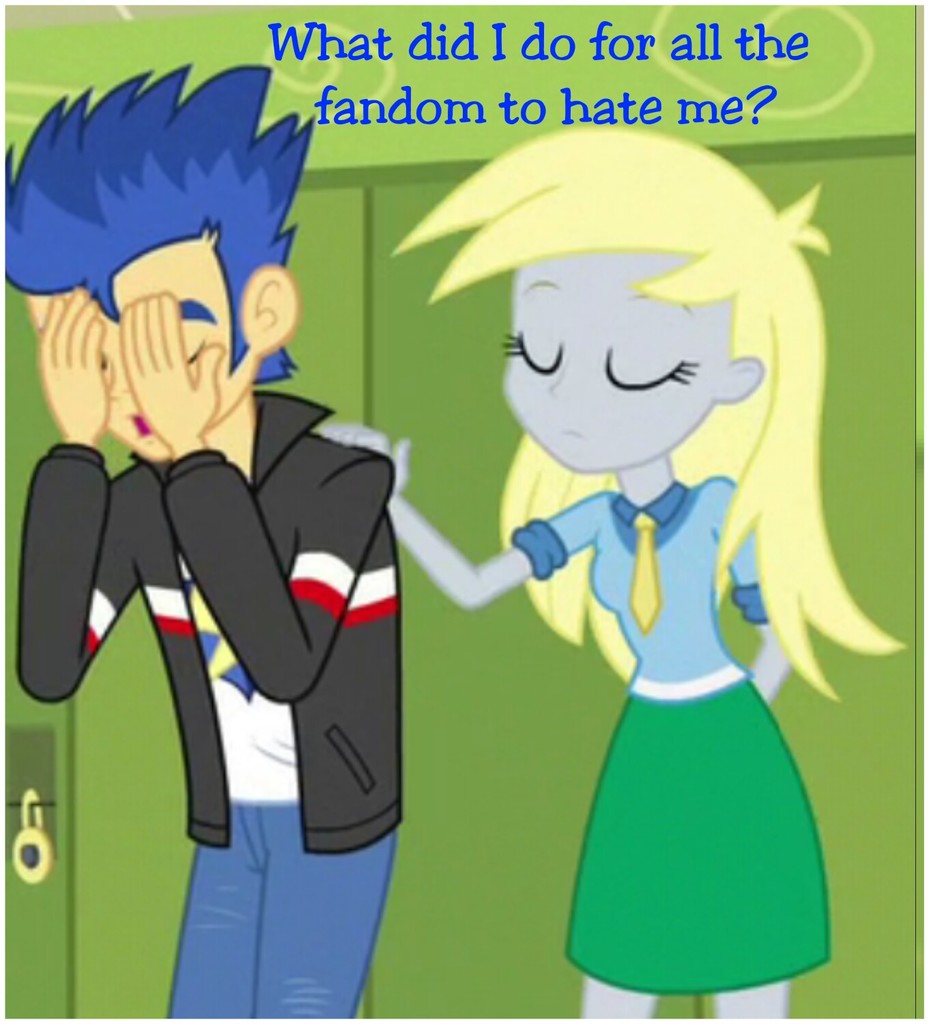 #1378577 - safe, derpy hooves, flash sentry, equestria girls, g4, my ...