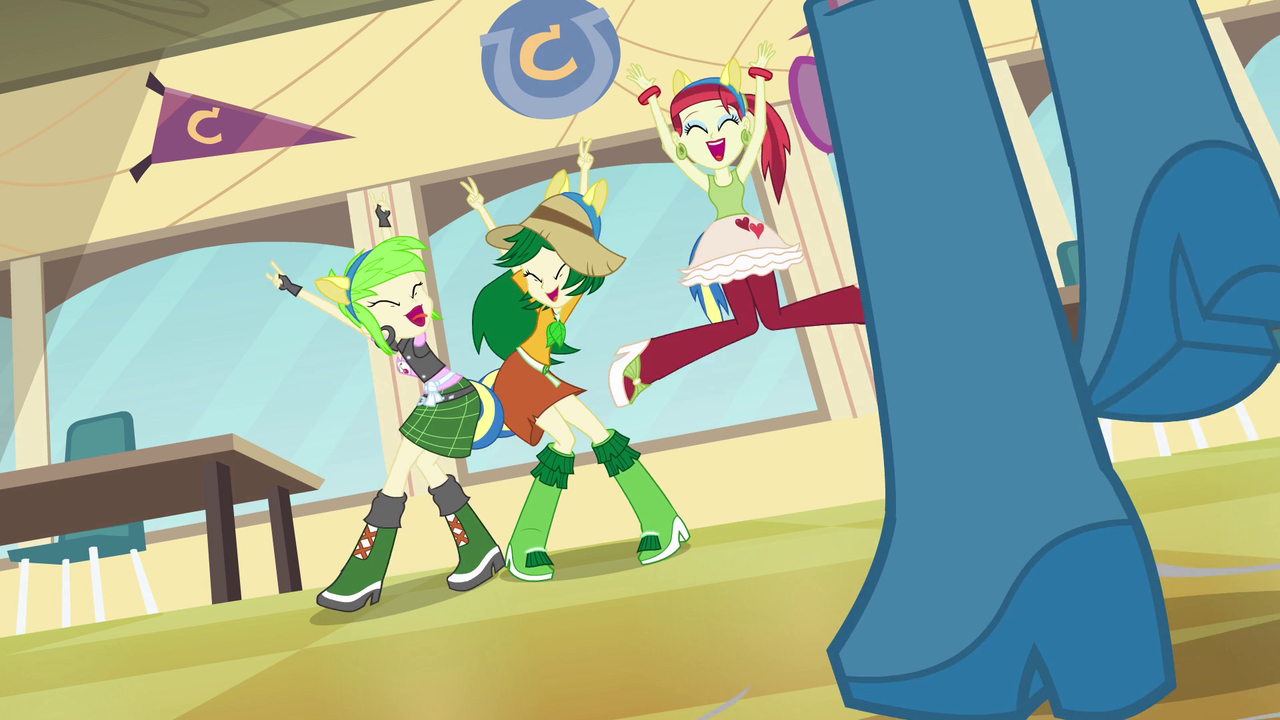 #1379808 - safe, screencap, cherry crash, pinkie pie, rose heart, sweet ...