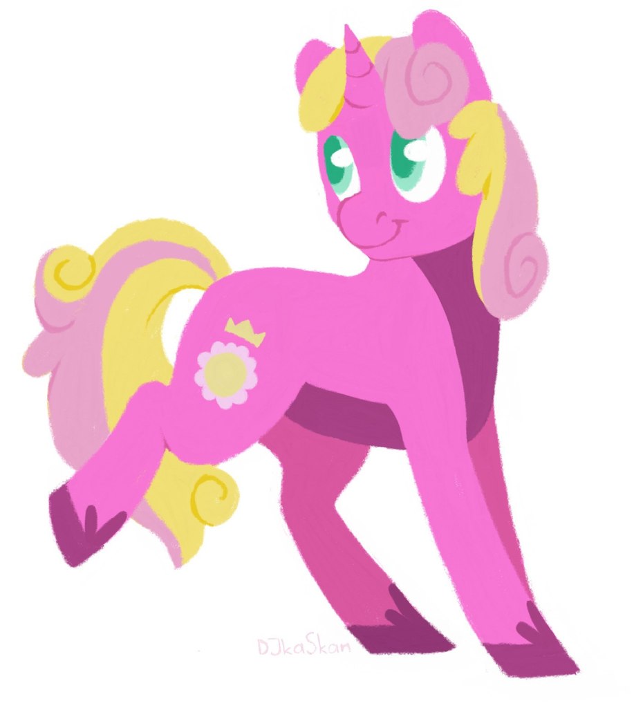 #1408204 - safe, artist:djkaskan, cheerilee, princess skyla, pony ...