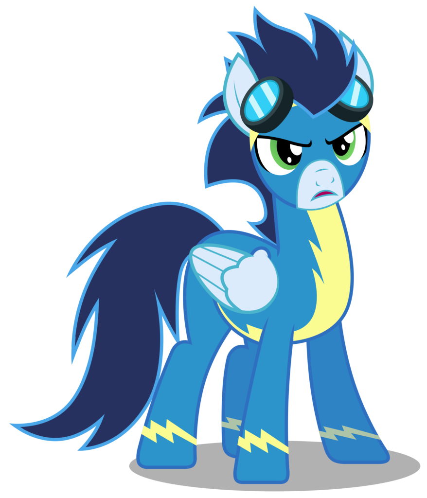 #1411101 - safe, artist:brony-works, soarin', pony, clothes, high res ...