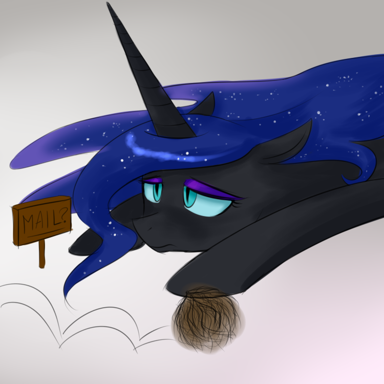 #1412492 - safe, artist:cosmalumi, nightmare moon, alicorn, pony ...