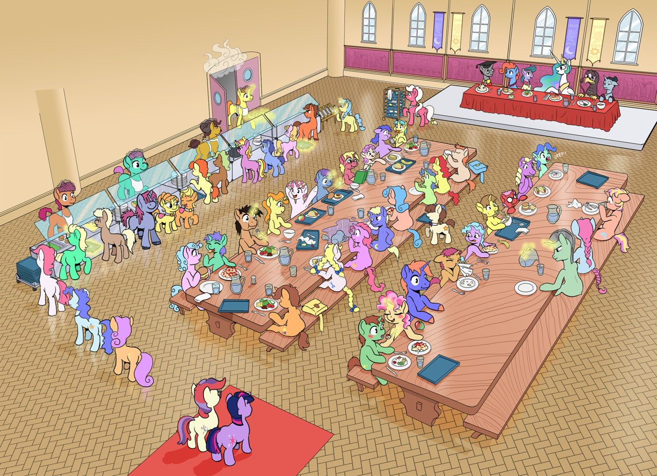 #1415275 - safe, artist:muffinshire, coriander cumin, moondancer ...