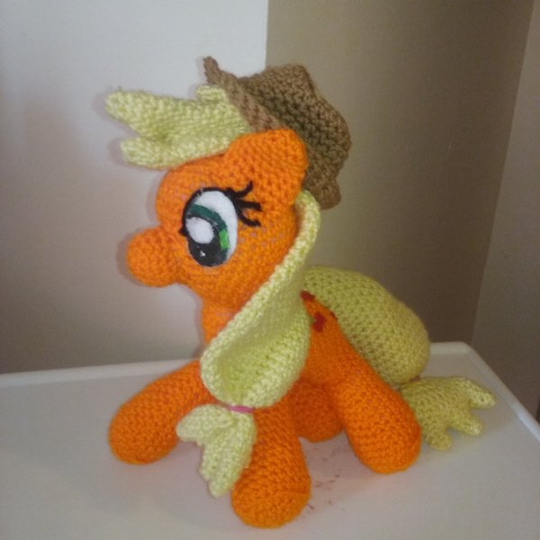 #1402265 - safe, artist:crocheted, applejack, earth pony, pony ...