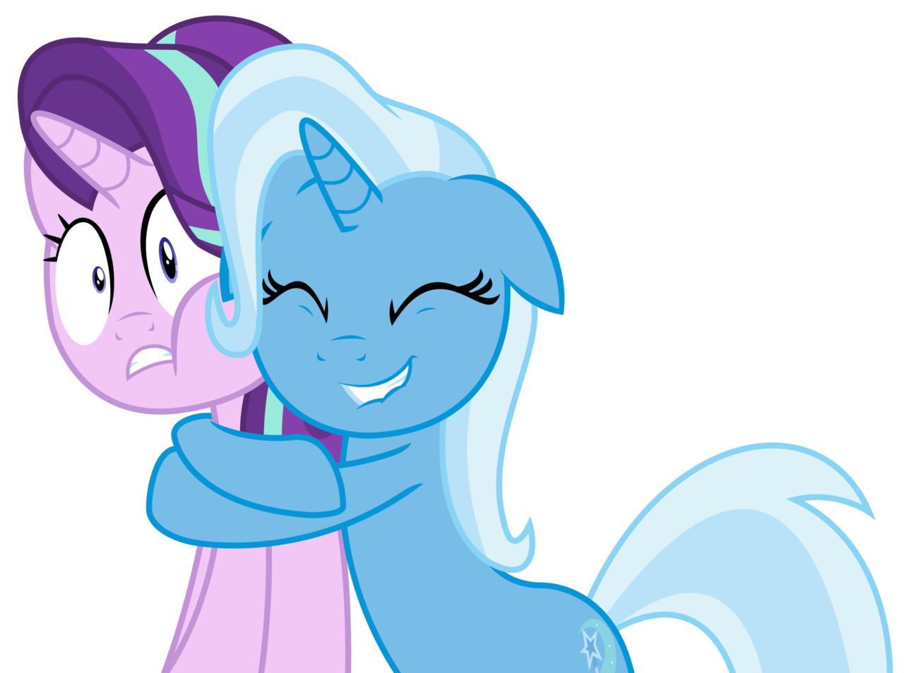 #1418171 - safe, artist:sketchmcreations, starlight glimmer, trixie ...