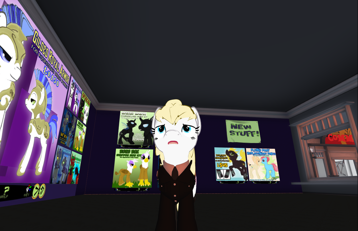 #1419980 - safe, oc, oc only, oc:aryanne, pony, 3d, clothes, frown ...