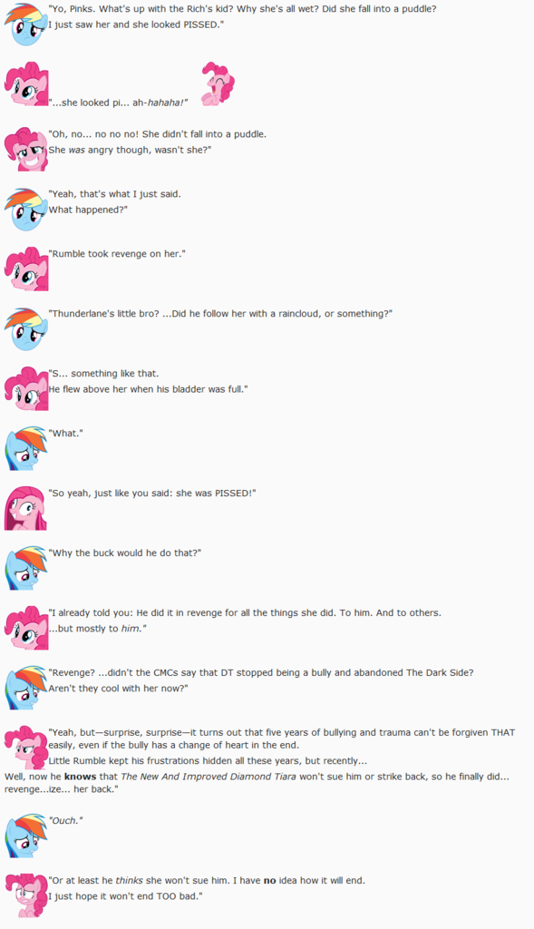 #1420028 - safe, artist:dziadek1990, pinkie pie, rainbow dash ...