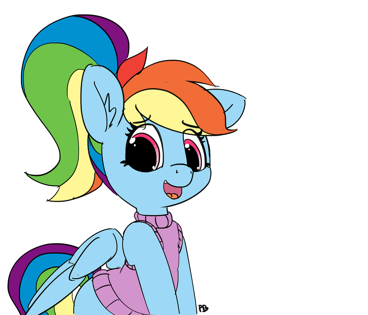 #1420227 - safe, artist:pabbley, rainbow dash, pony, g4, alternate ...